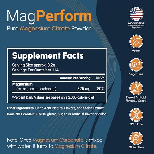 magnesium citrate for muscle relaxation