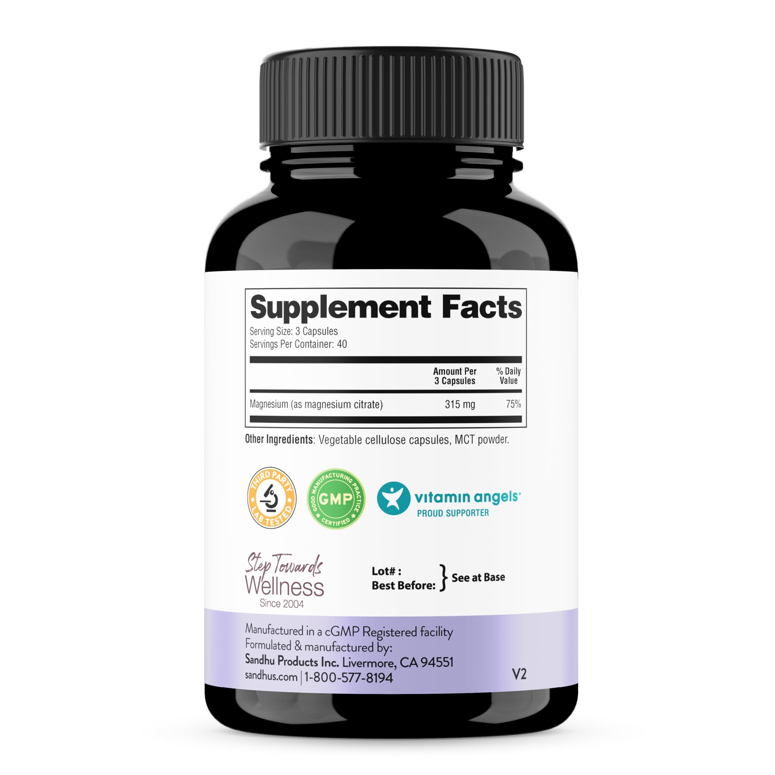 magnesium citrate for muscle relaxation