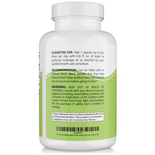 Magnesium citrate for muscle relaxation