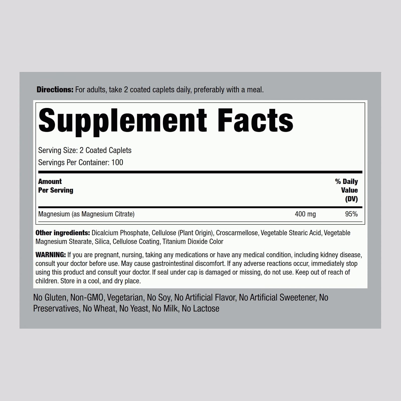 magnesium citrate for muscle relaxation