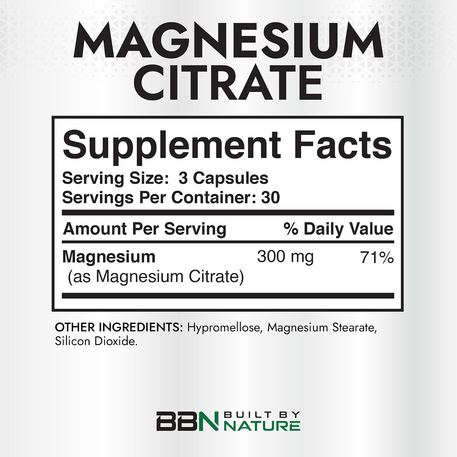 magnesium citrate for muscle relaxation
