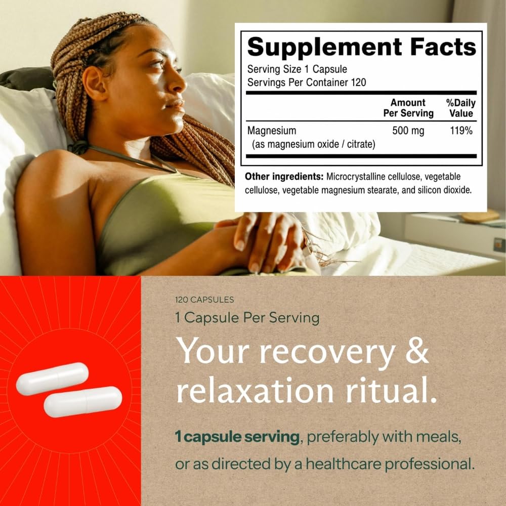 magnesium citrate for muscle relaxation
