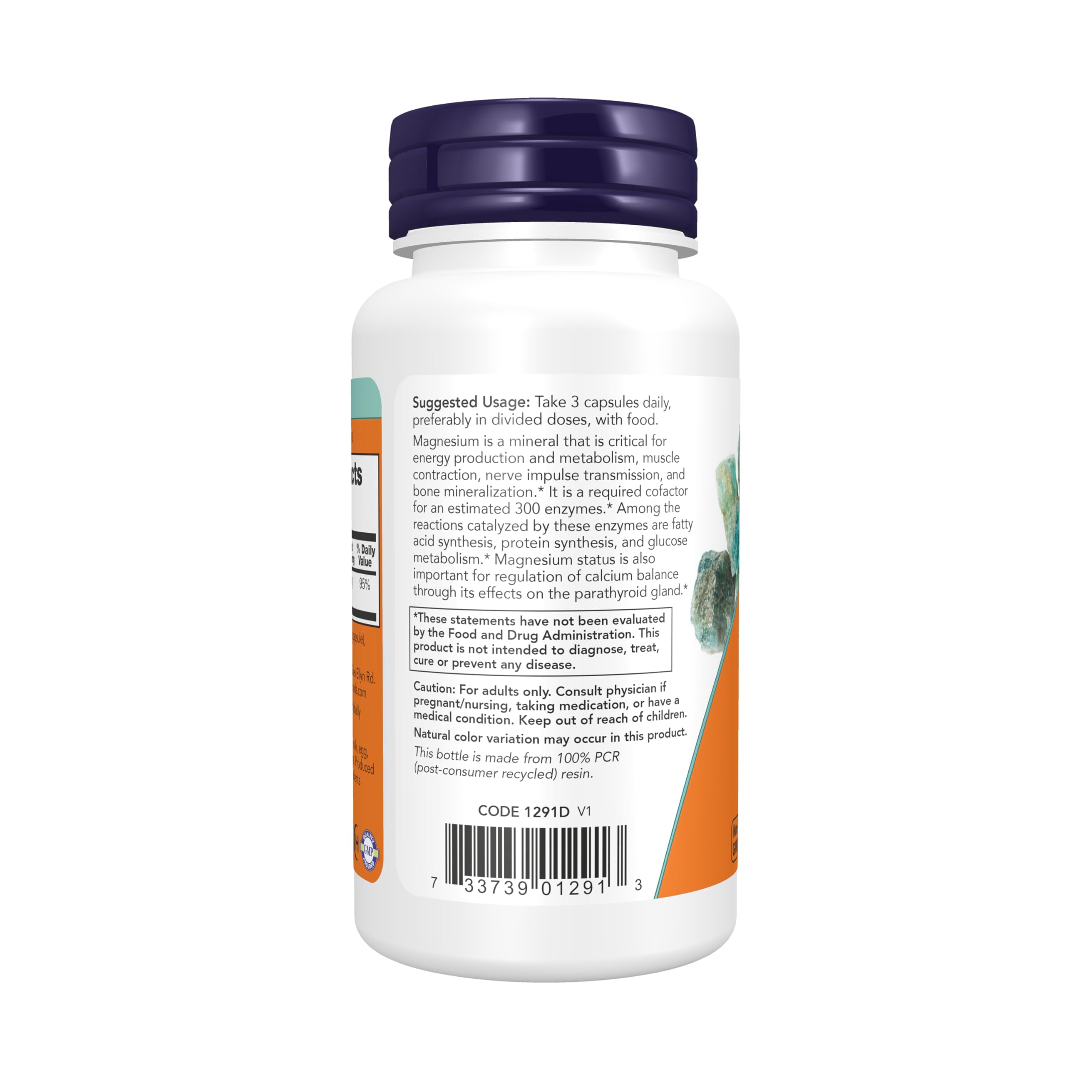 Magnesium citrate for muscle relaxation