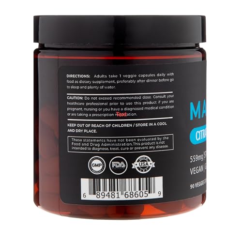 magnesium citrate for muscle relief