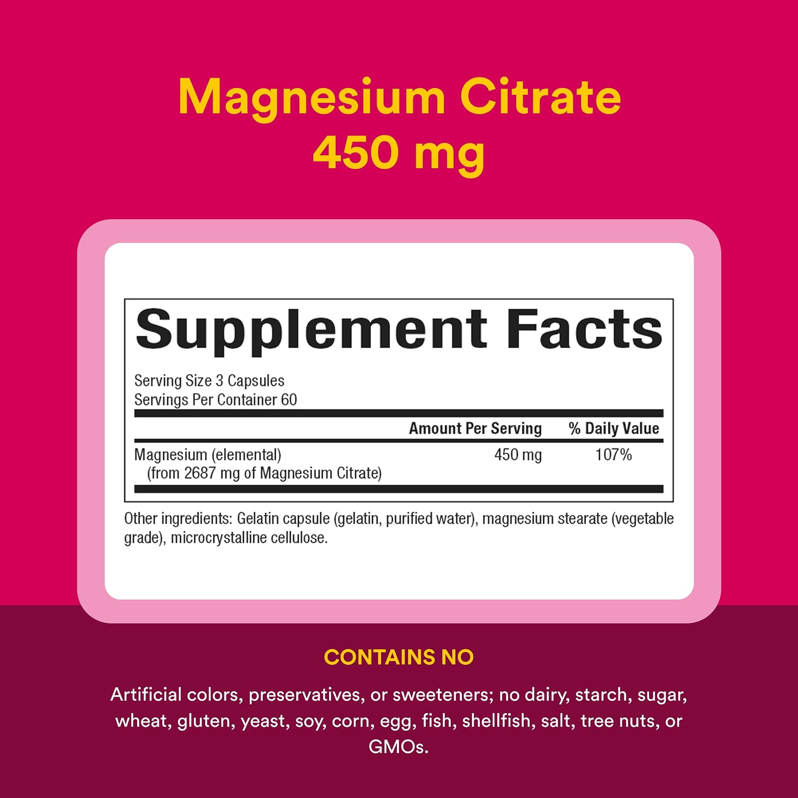 magnesium citrate for muscle relief