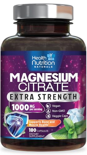 magnesium citrate for muscle support