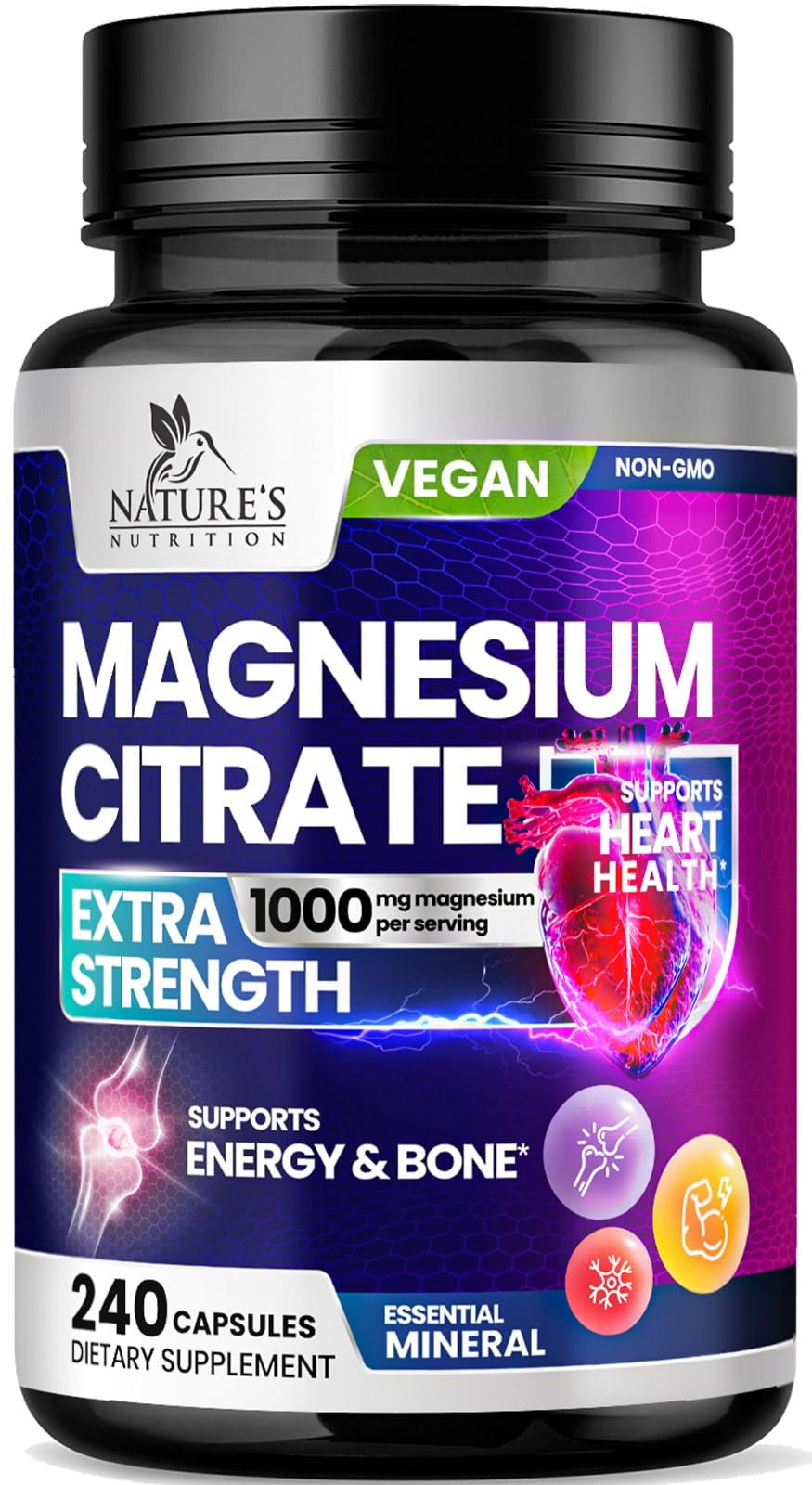 Magnesium citrate for muscle support
