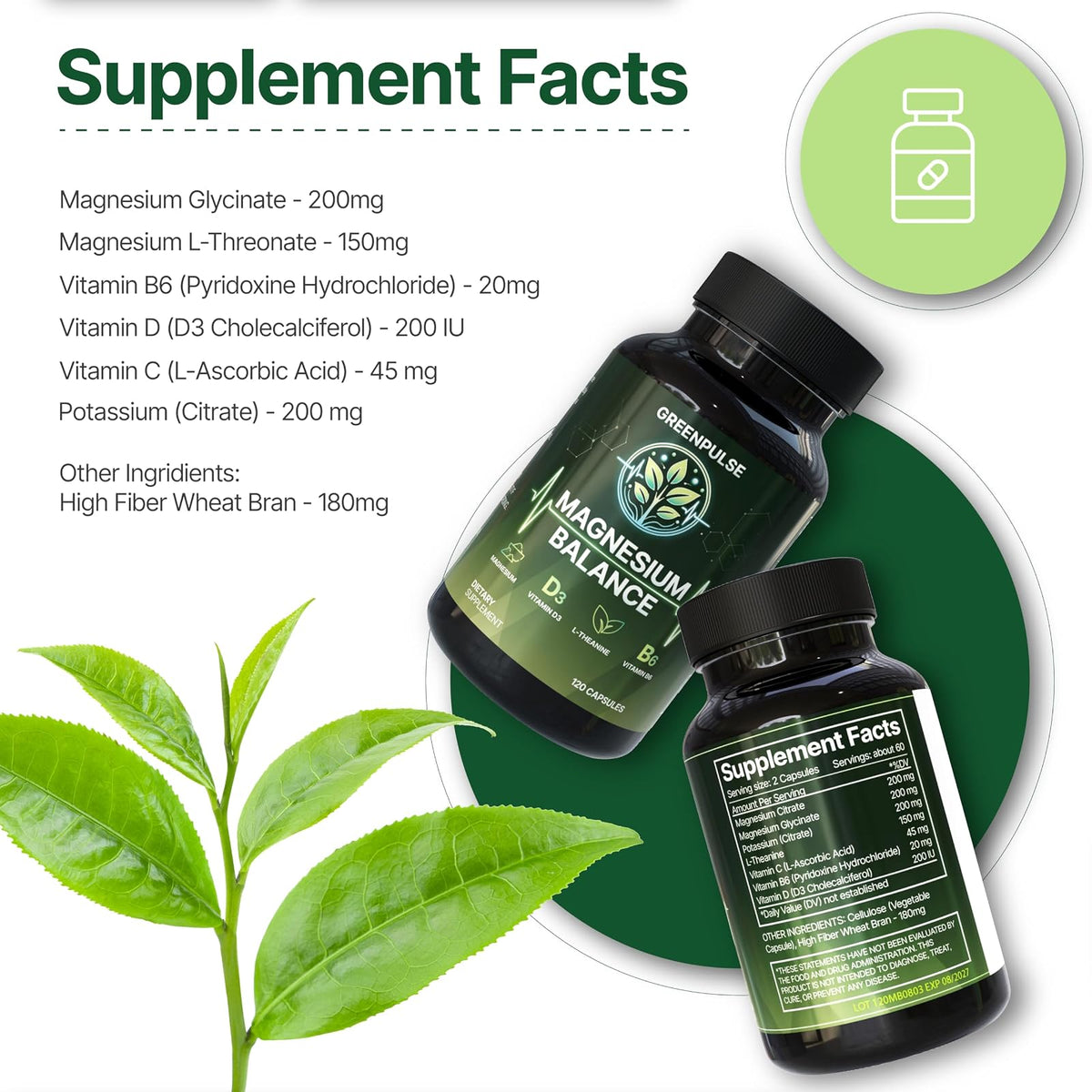 Magnesium citrate for muscle support