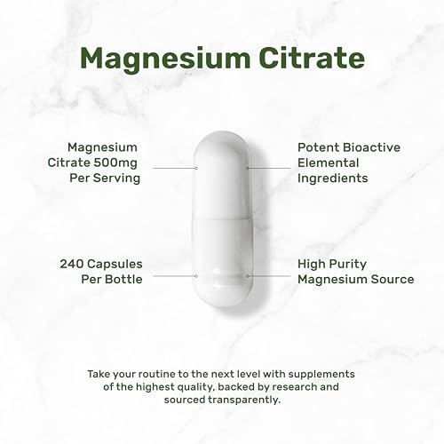 magnesium citrate for muscle support