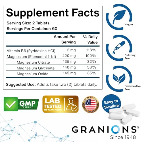 Magnesium citrate for nerve support