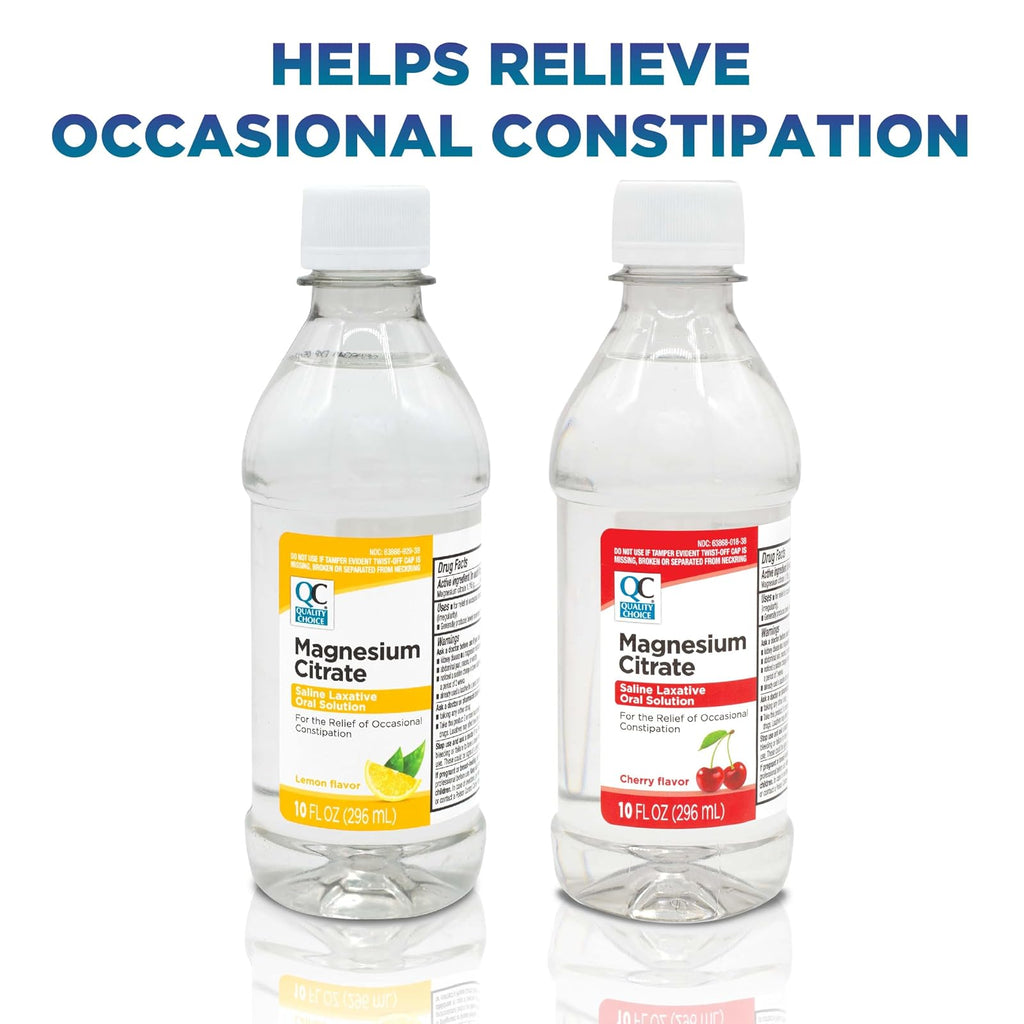 magnesium citrate for occasional constipation