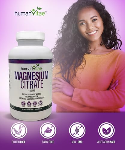 Magnesium citrate for overall vitality