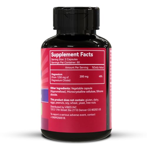 Magnesium citrate for overall wellness