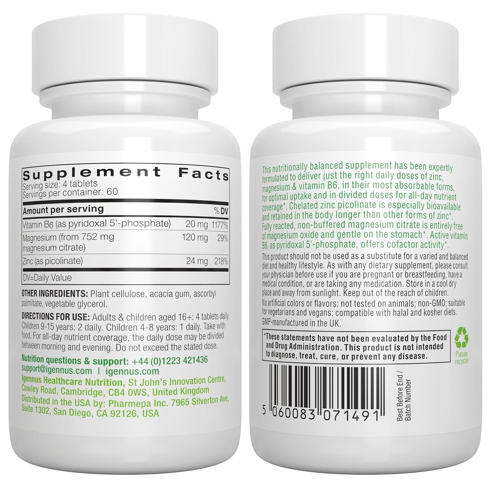 Magnesium citrate for relaxation
