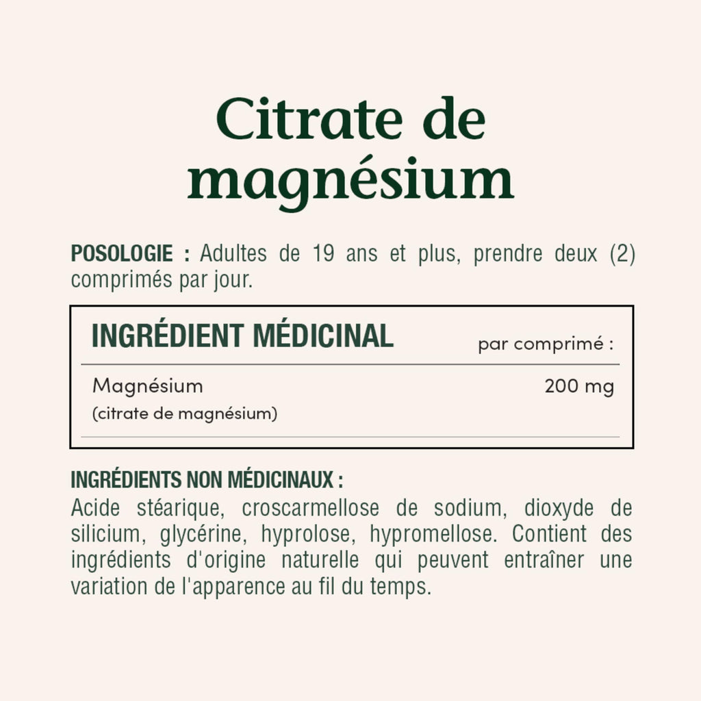 magnesium citrate for stress relief