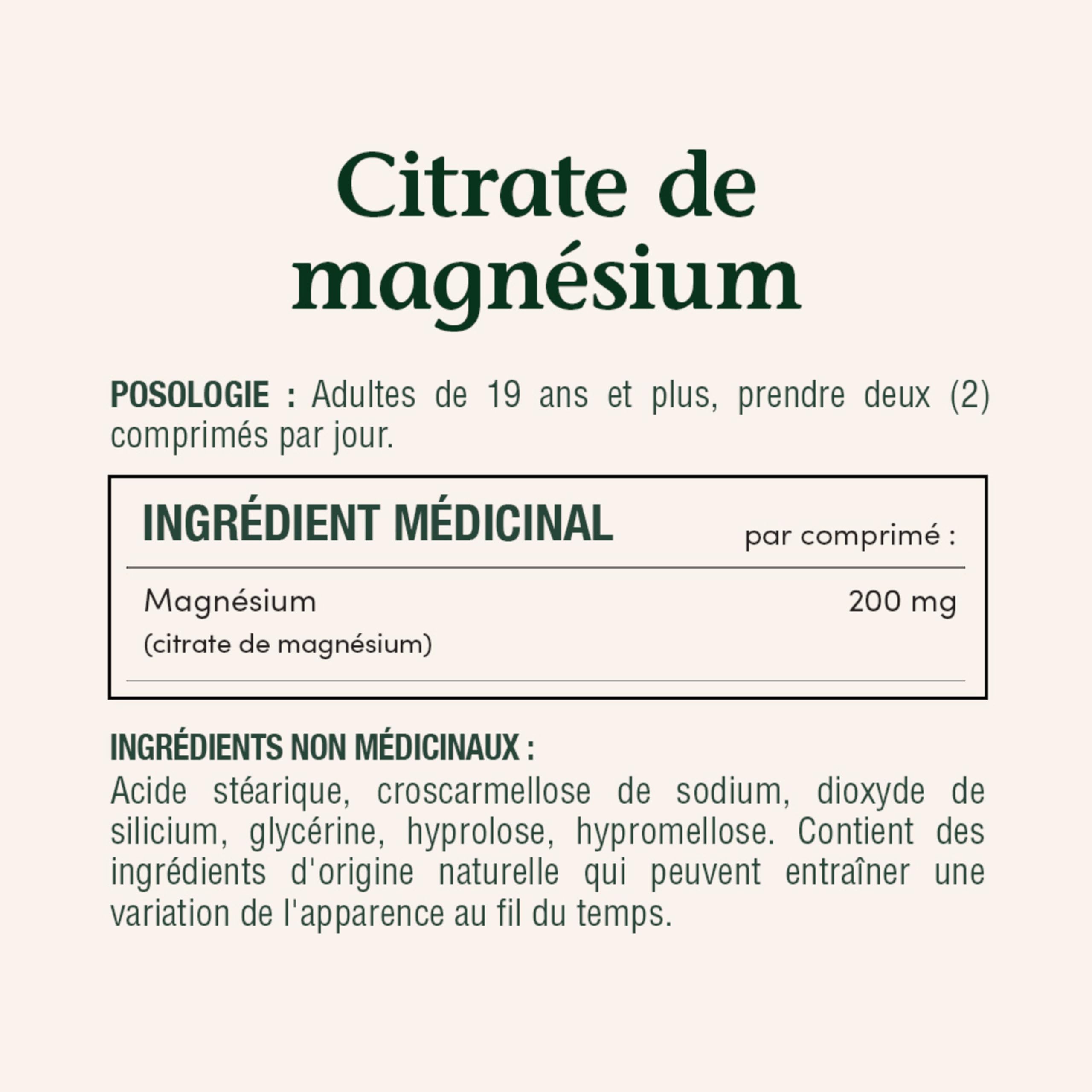 magnesium citrate for stress relief