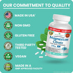 Magnesium citrate for stress relief