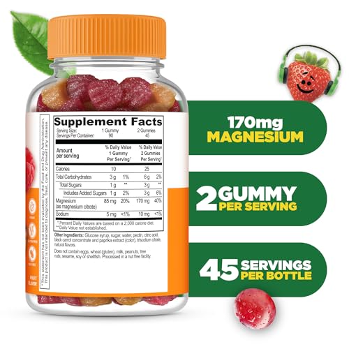 Magnesium citrate gummies for better sleep