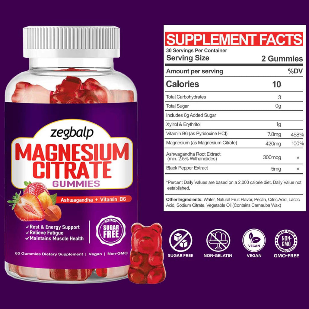 magnesium citrate gummies for focus