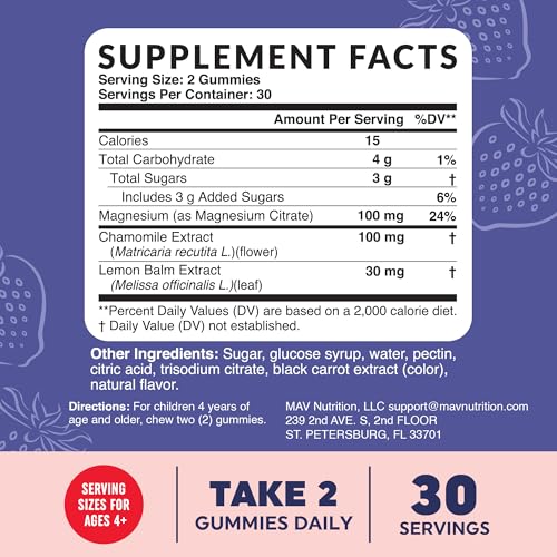 magnesium citrate gummies for healthy growth