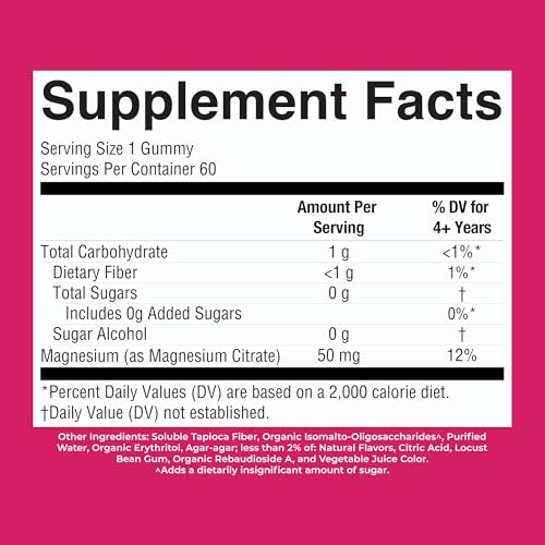 magnesium citrate gummies for kids' nutrition