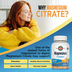 Magnesium citrate gummies for muscle support