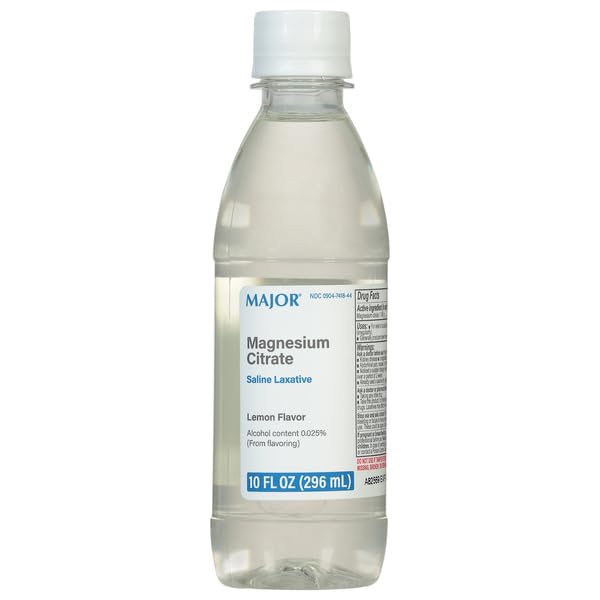 magnesium citrate laxative for constipation