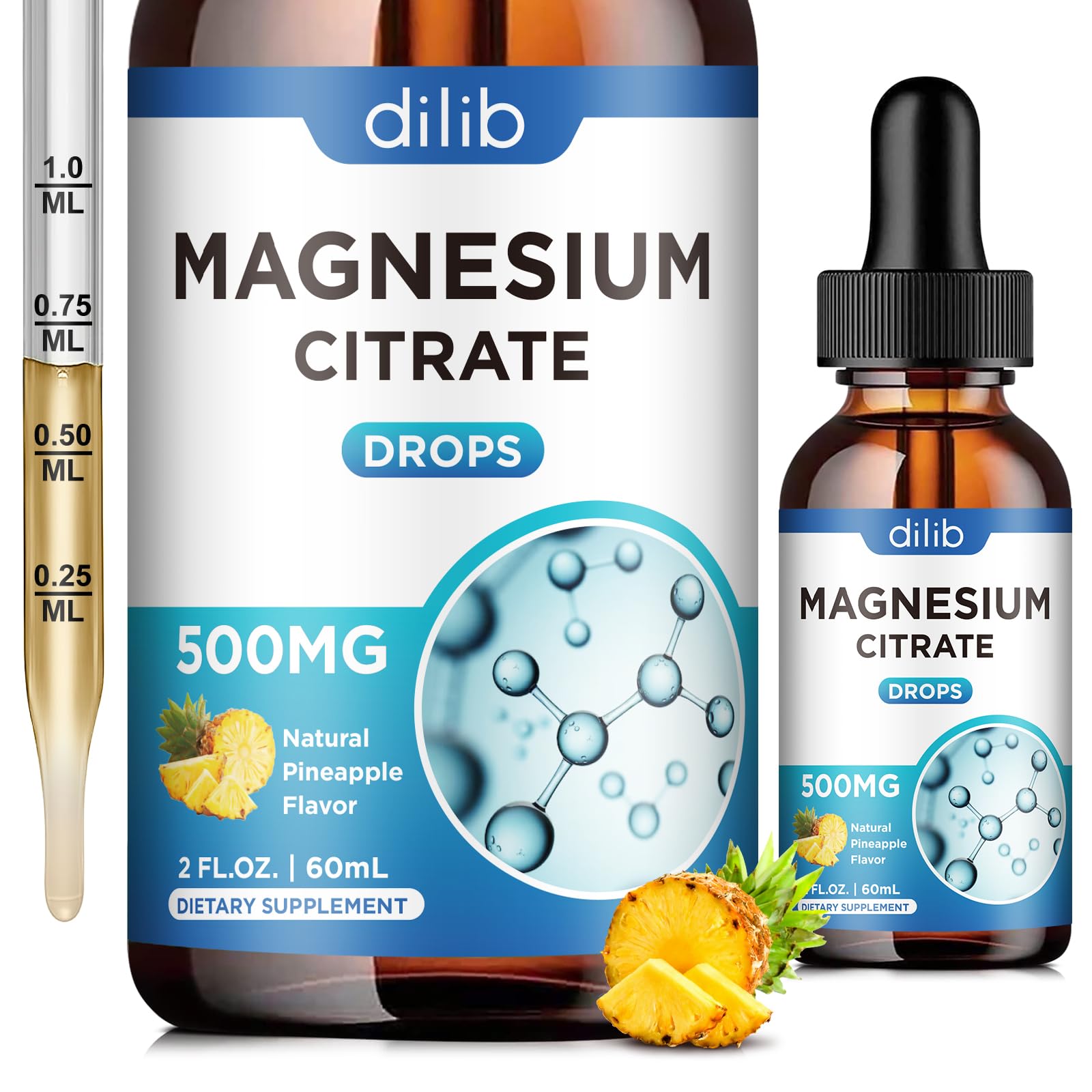 magnesium citrate liquid drops for stress relief