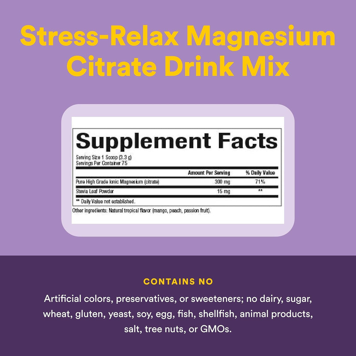 magnesium citrate powder for energy