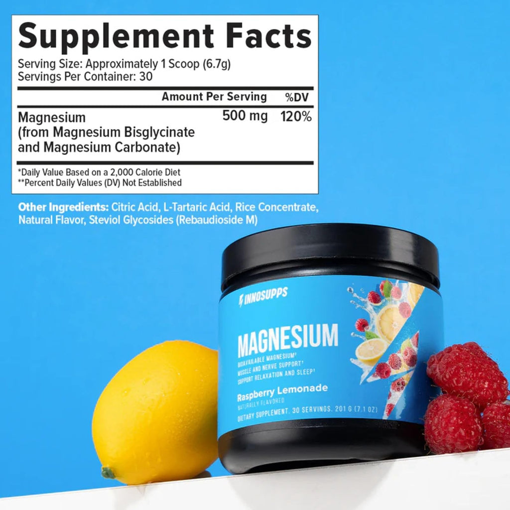 Magnesium citrate powder for muscle recovery