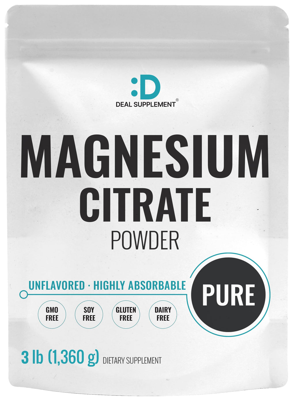 magnesium citrate powder for muscle support