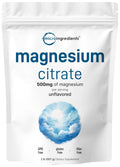 Magnesium citrate powder for relaxation