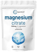 magnesium citrate powder for relaxation