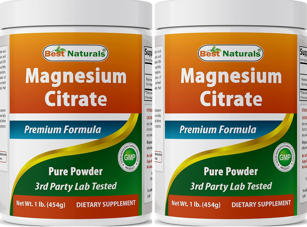 magnesium citrate powder for relaxation
