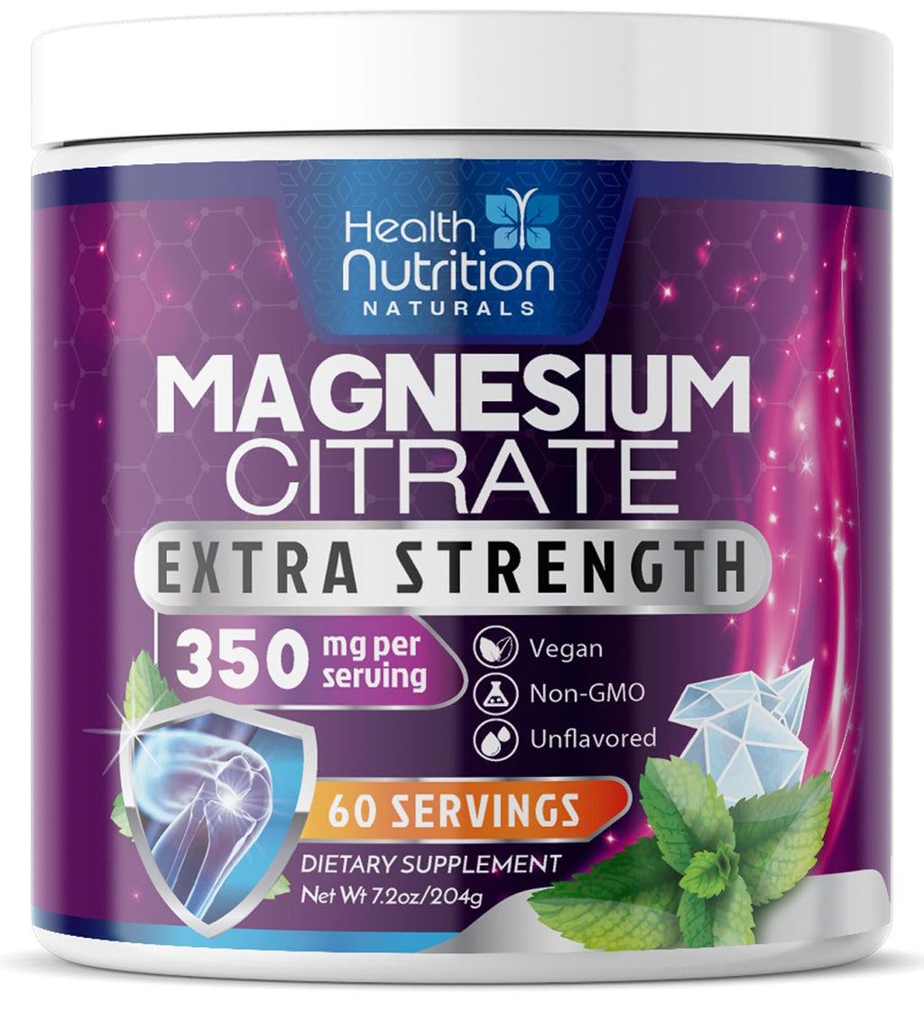 magnesium citrate powder for relaxation