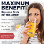 magnesium citrate powder for relaxation