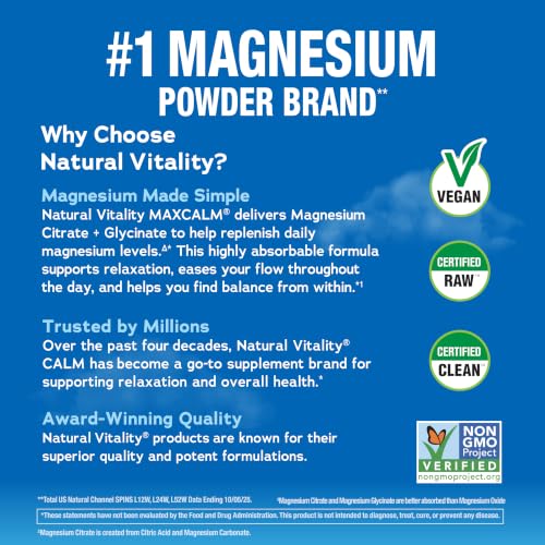 magnesium citrate powder for stress relief