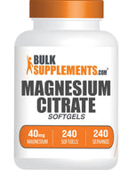 Magnesium citrate softgels for relaxation