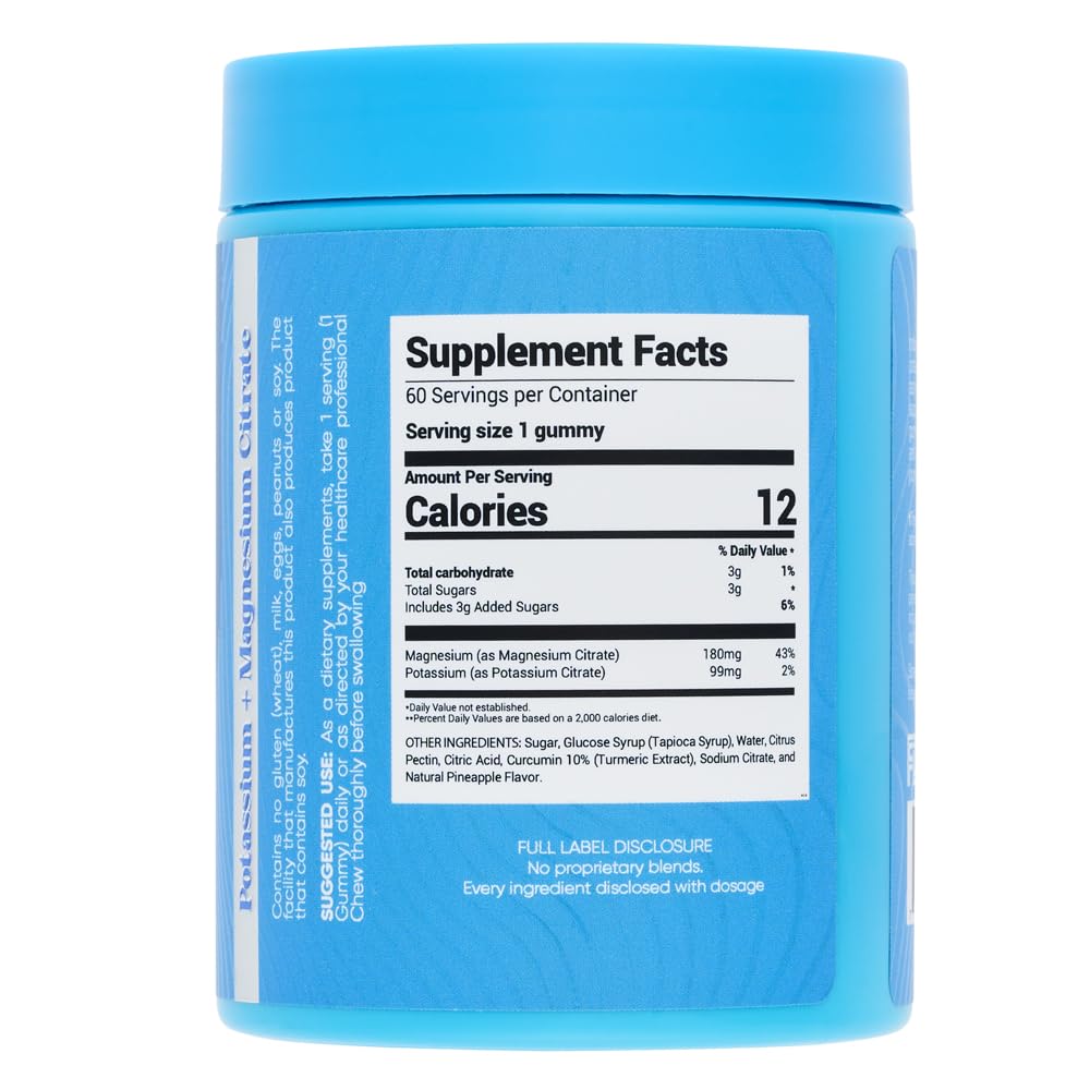 Magnesium citrate supplement for muscle support