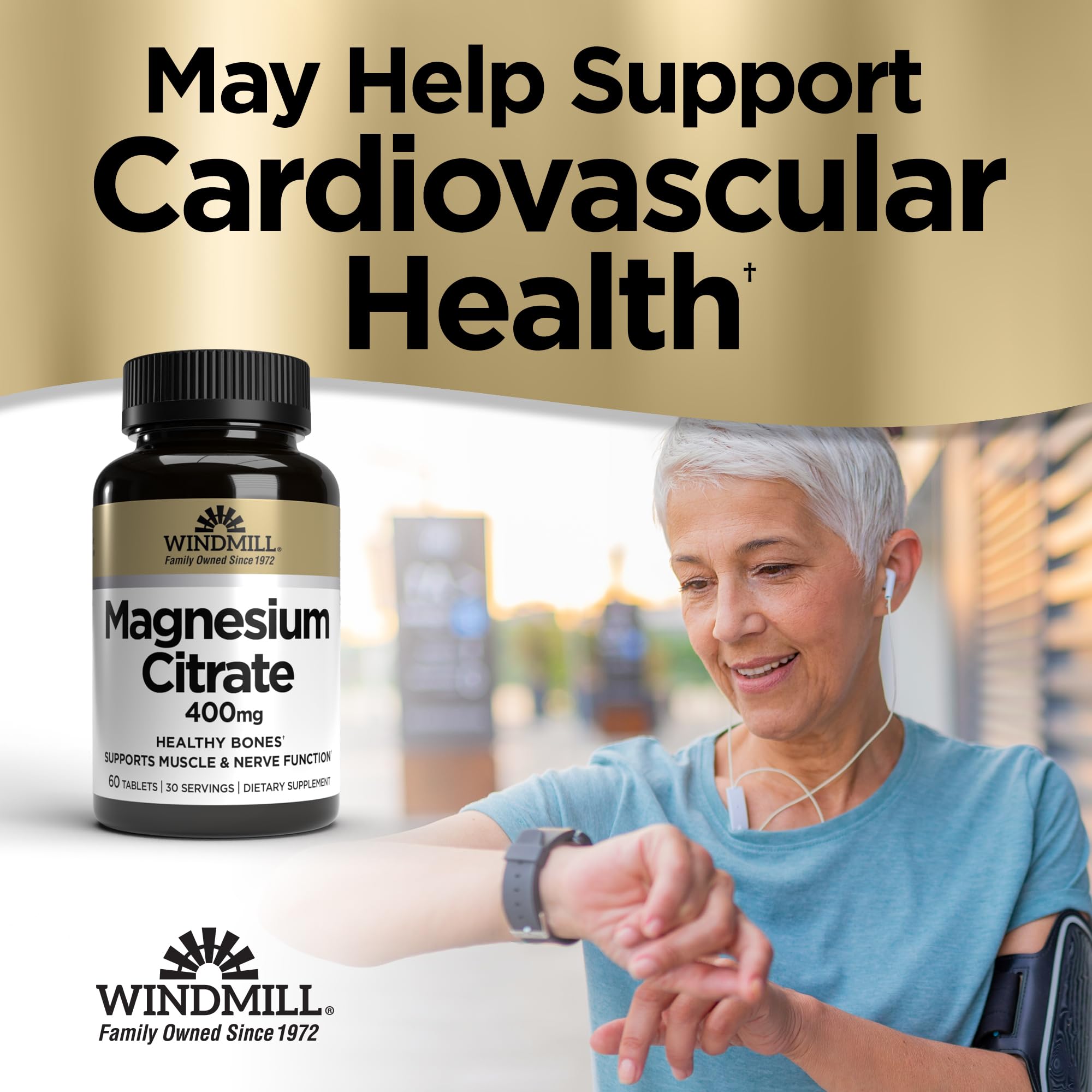 Magnesium citrate supplement for relaxation