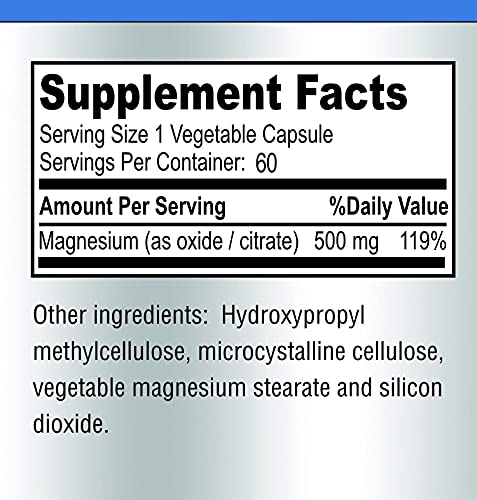 Magnesium citrate supports overall vitality