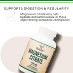 Magnesium citrate supports restful sleep