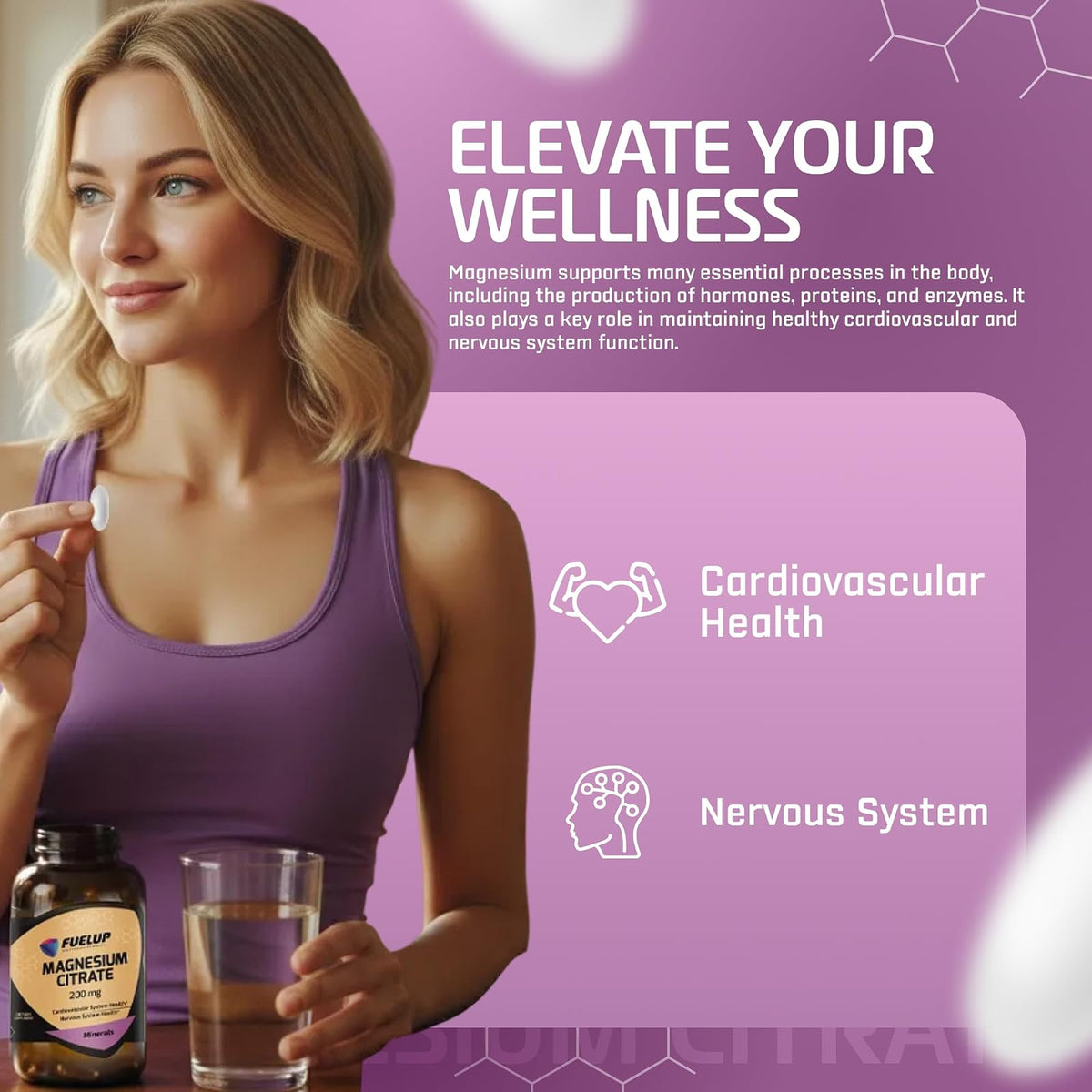 Magnesium Citrate tablets for stress relief