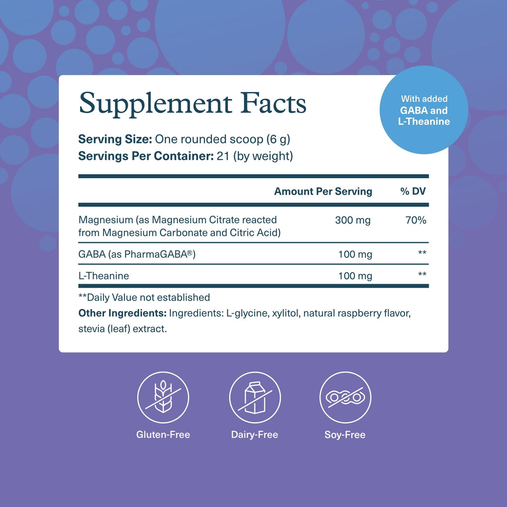 magnesium citrate with L-Theanine benefits