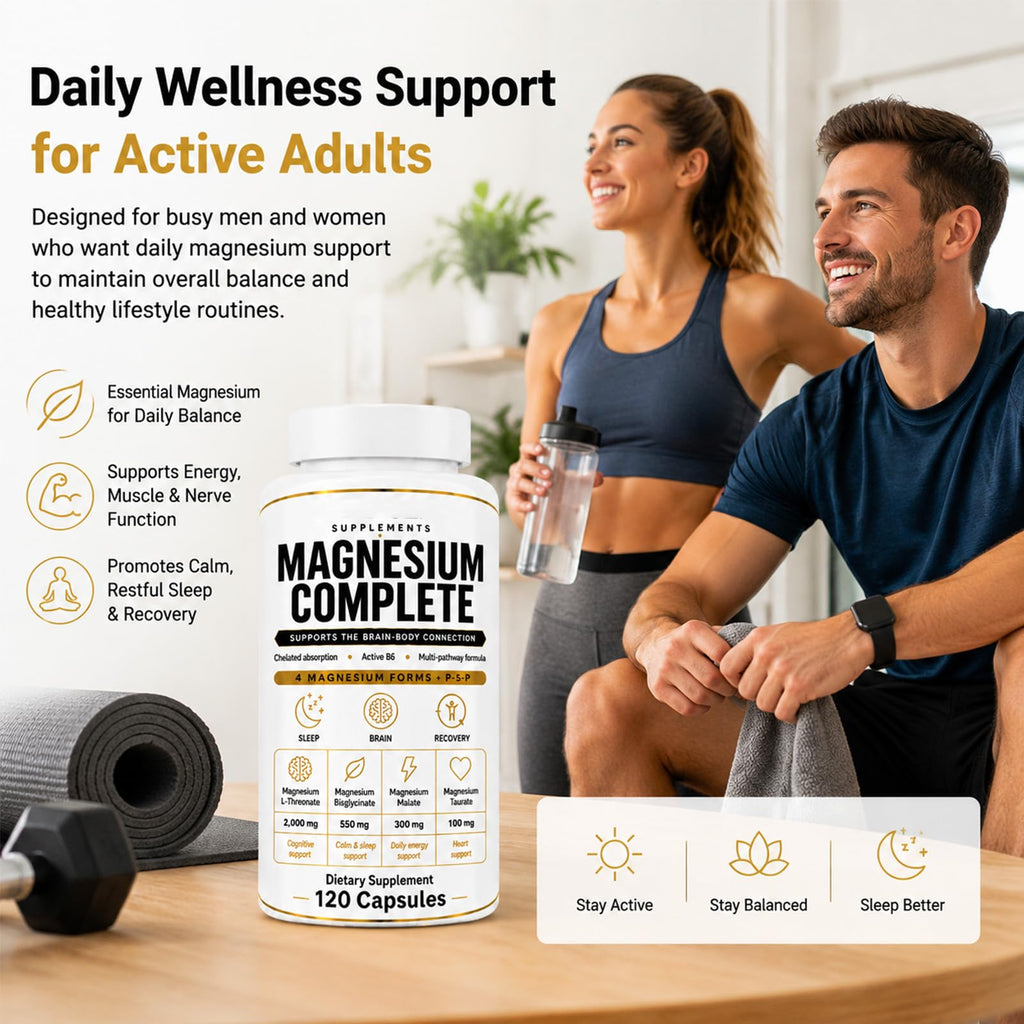 Magnesium Complete supports muscle recovery