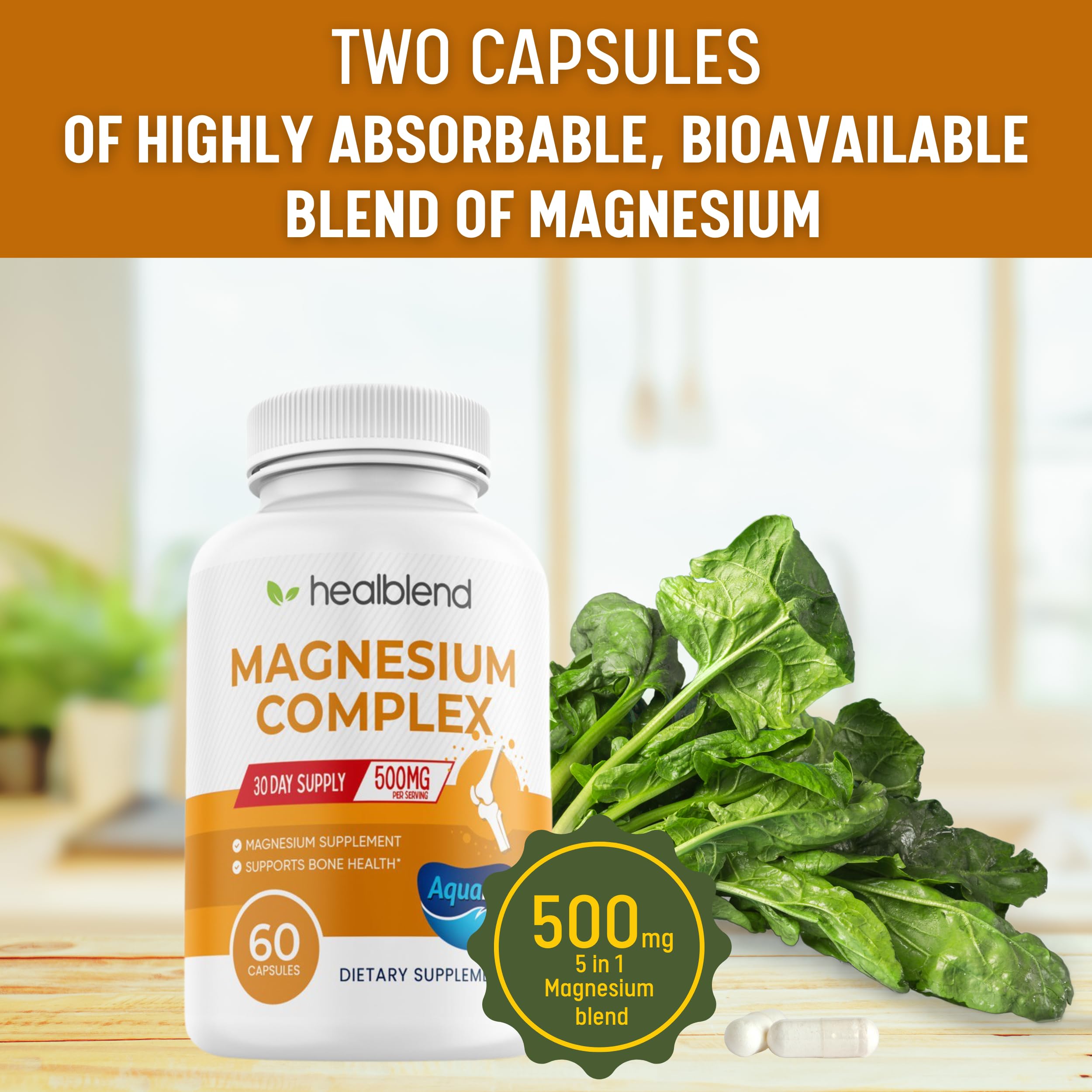 Magnesium Complex for active lifestyles
