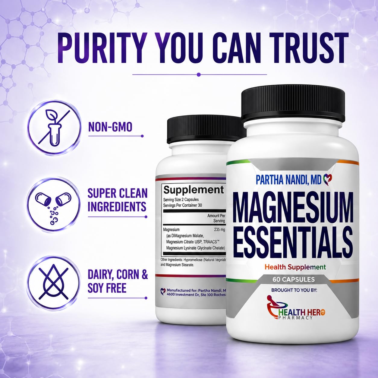 Magnesium complex for bone strength