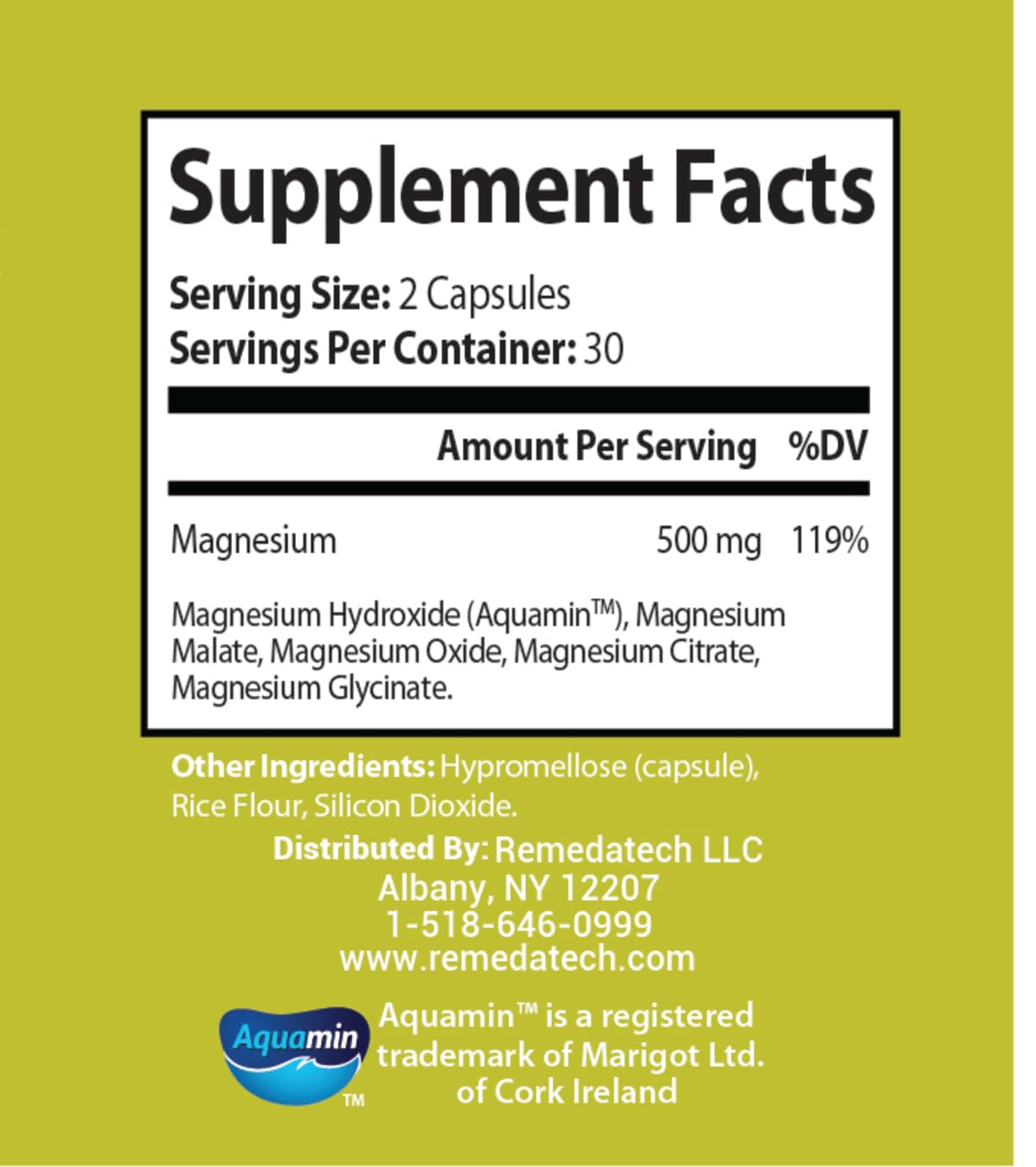 magnesium complex for daily vitality