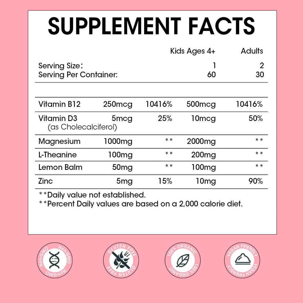 magnesium complex for enhanced focus