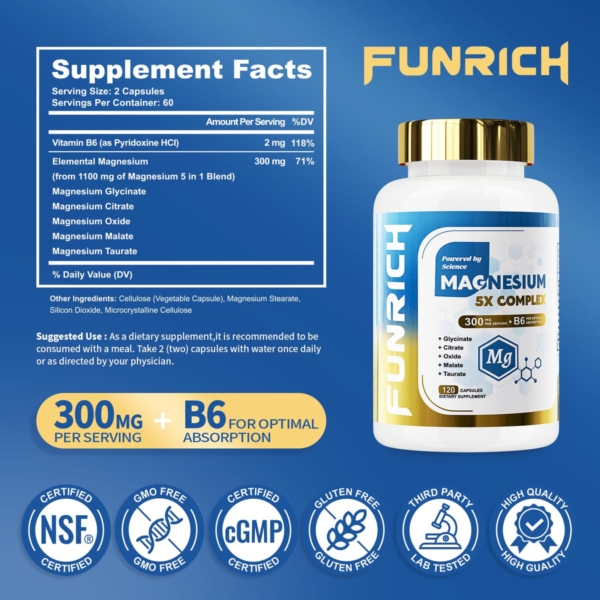 Magnesium complex for muscle recovery